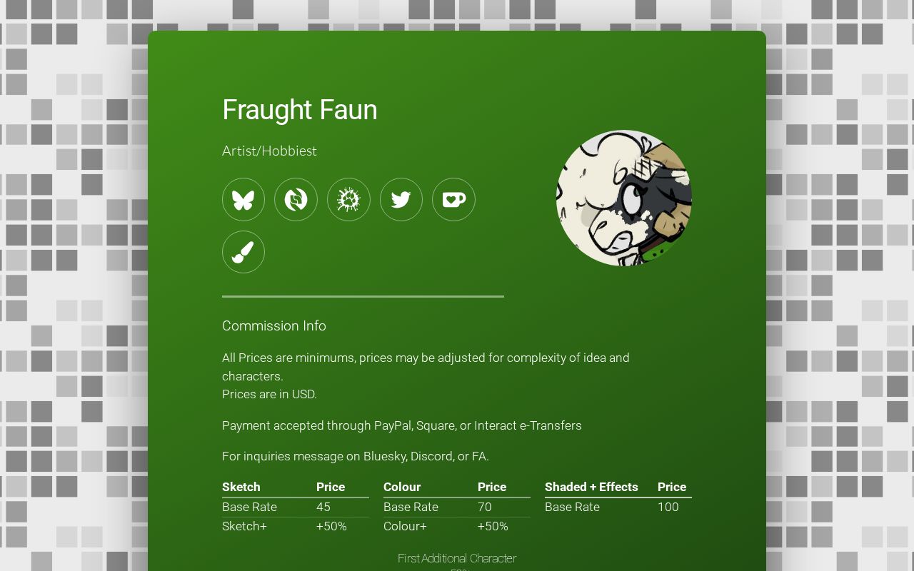 Fraught Faun Art